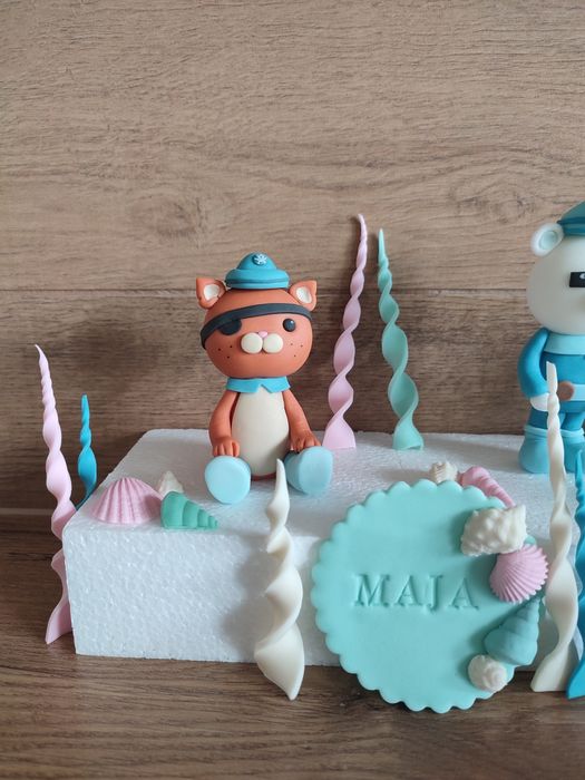 Kocurro oktonauci figurka z masy cukrowej dekoracja na tort Kędzierzyn ...