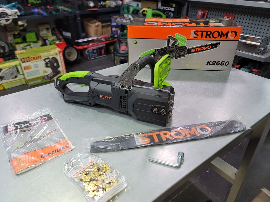 Пила цепная Stromo K2650 Электропила 400мм 2650Вт Гарантия 12мес: 1 990 ...