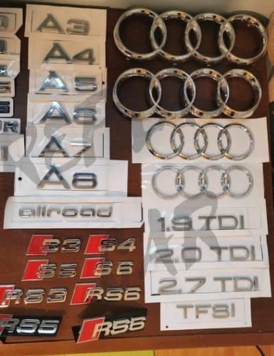 Simbolo Audi SLine Quattro S3 RS3 A3 A4 1.9tdi ABT tfsi allroad 2.0 ...