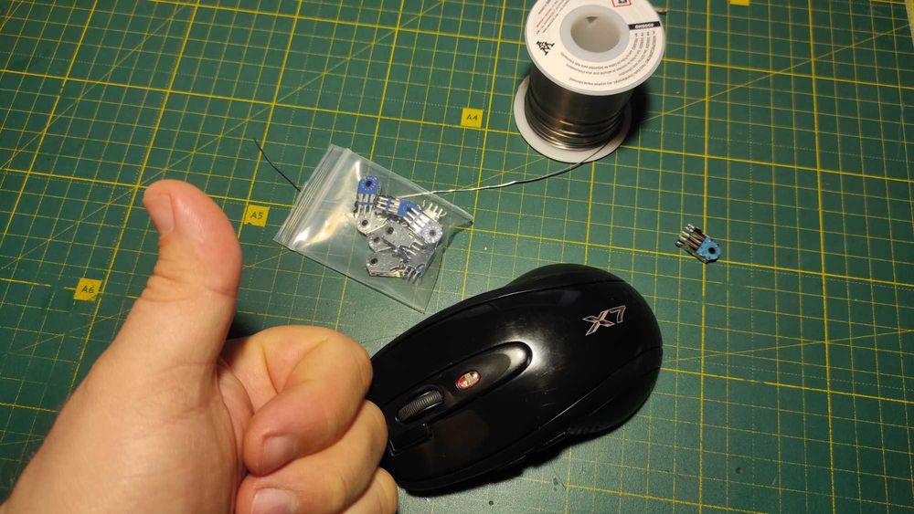 Енкодер для миші Скрол HUANO Mouse Encoder 5, 9 та 11 мм: 100 грн ...