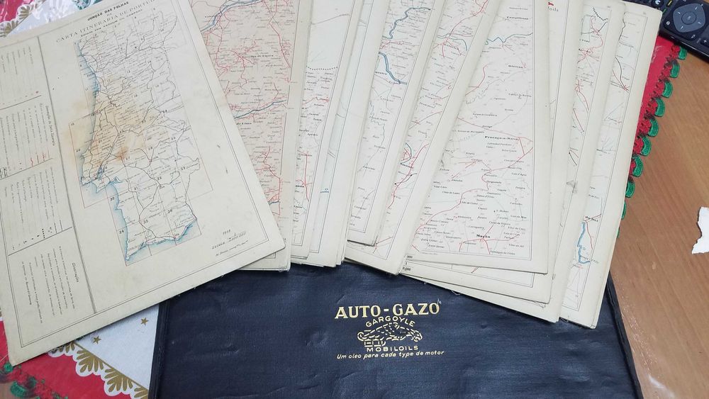 Mapa de Portugal de 1918 Bombarral • OLX.pt