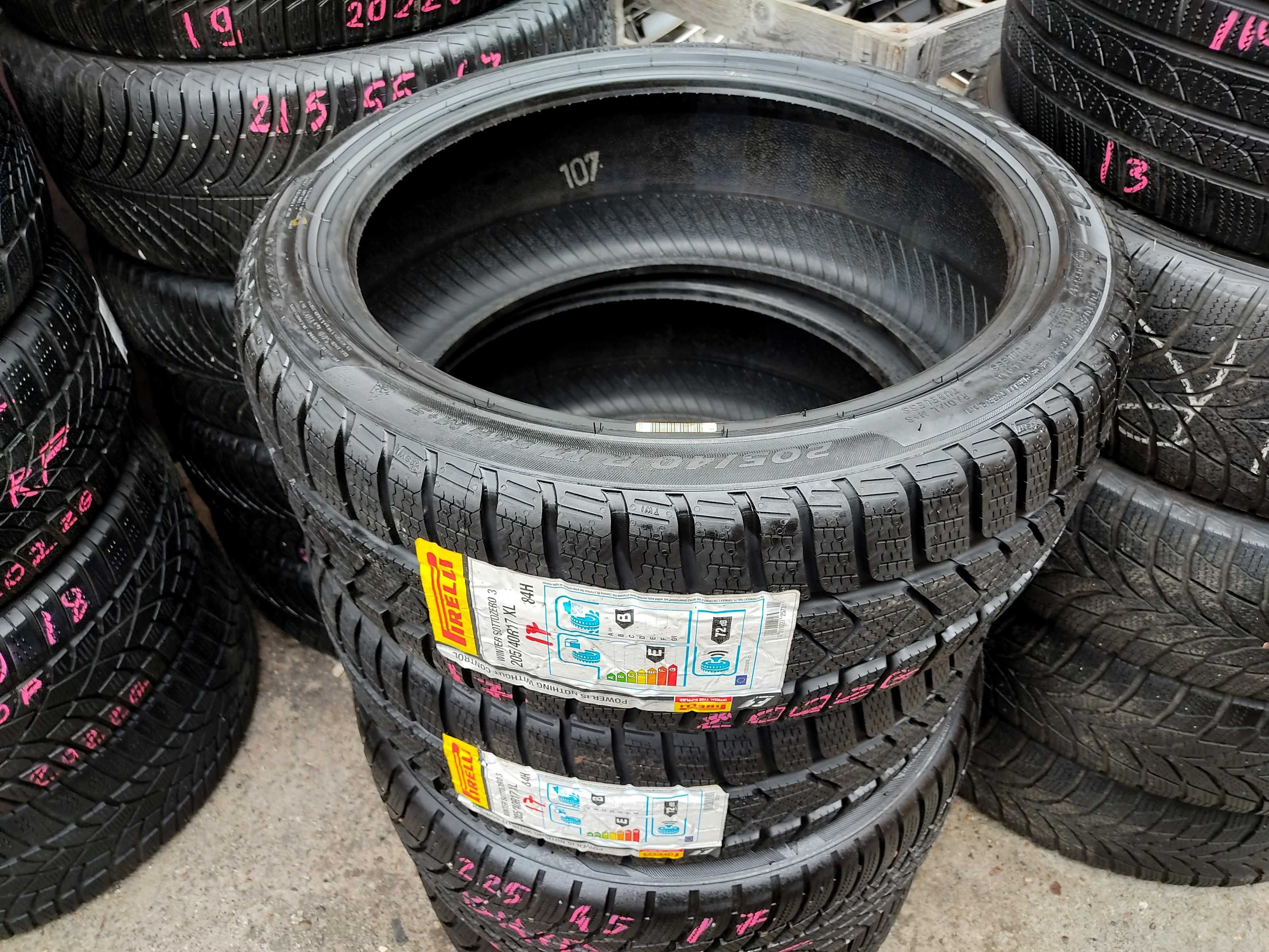 205/40R17 XL Opony Zimowe Zima PIRELLI Winter SOTTOZERO 3 NOWE 205/40 ...