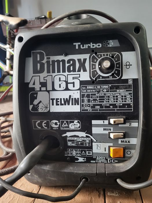 Сварочный полуавтомат Telwin Bimax 4.165 Turbo,зварювальний апарат: 6 ...