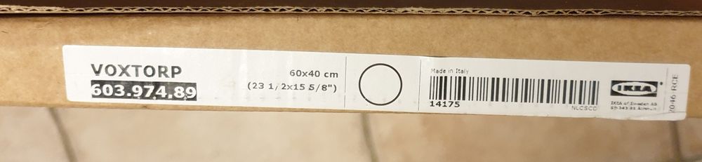 VOXTORP Drzwi, połysk biały, 60x40 cm, 603.974.89, fronty, 5szt ...