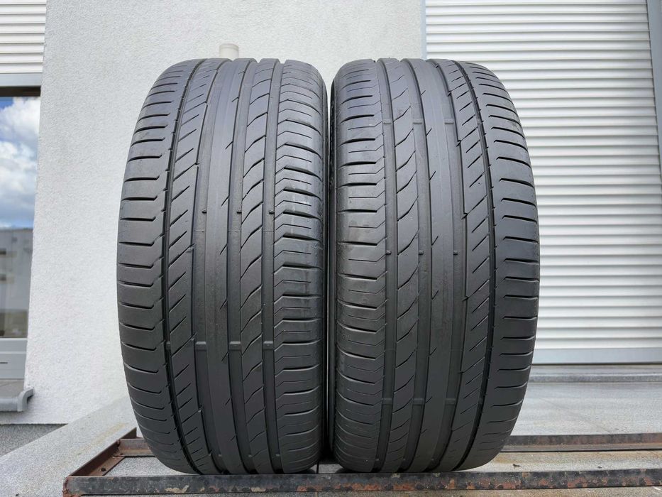 2szt letnie 245/45R18 Continental 6,5mm 2023r świetny stan! L722 gwar Tychy • OLX.pl