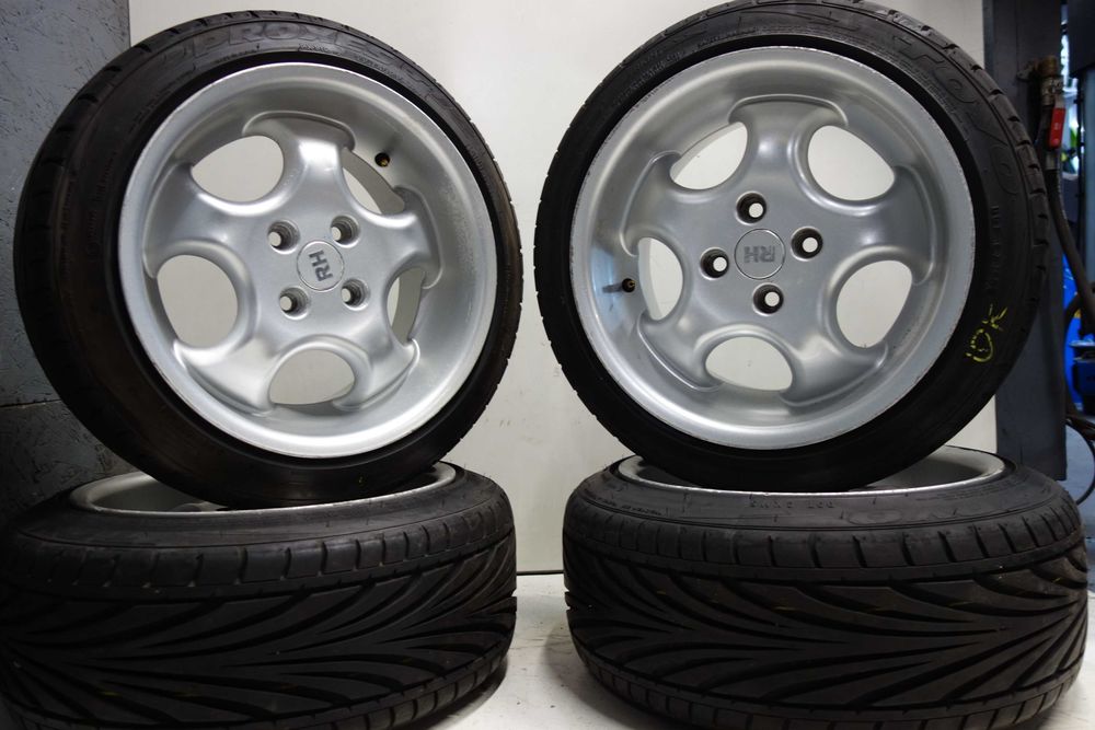 Koła Tuning 15x8J 4x100 ET45 Opony 195/45/15 Toyo Proxes T1R Lato 608 ...