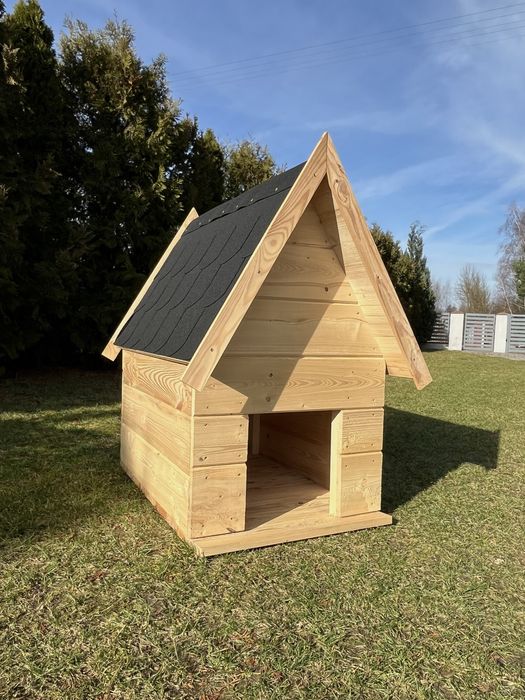 Buda dla psa mała buda dla pieska buda drewniana buda na podwórko Łask ...