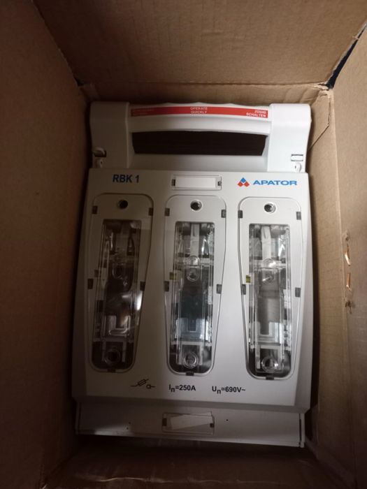 APATOR RBK 1 Rozłącznik bezpiecznikowy 250A Chełm • OLX.pl