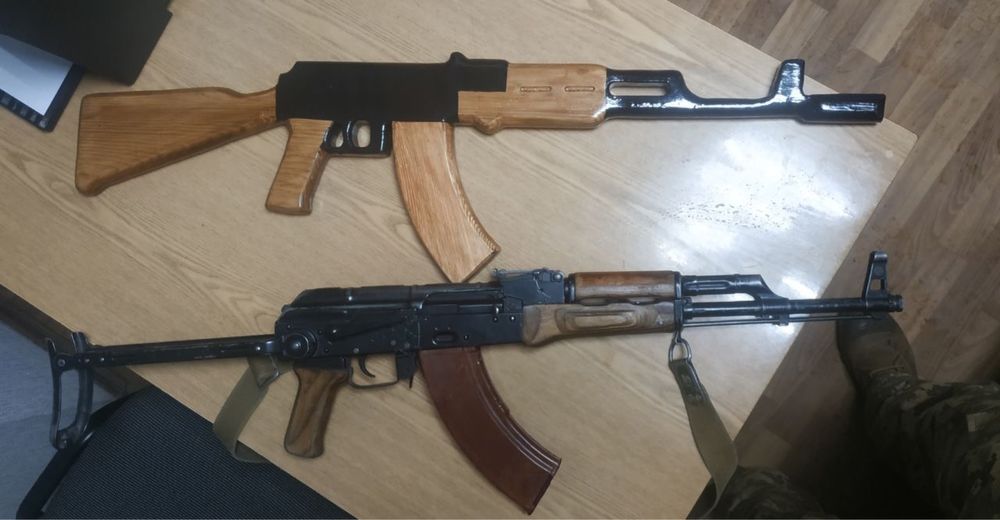 Дерев'яний макет автомата Калашникова (АК-74): 570 грн. - Автомати ...