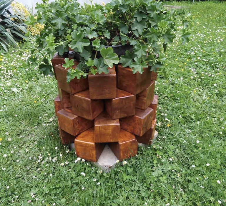 Кашпо дерев‘яне Горщик для квітів кашпо на терасу 550 грн Інші товари для дому Львів на Olx