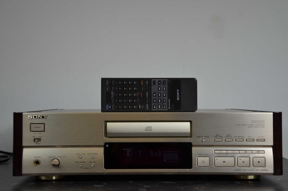 Odtwarzacz CD SONY CDP-X505ES Oryginał Stan BDB Okazja Szampan Chechło Pierwsze • OLX.pl