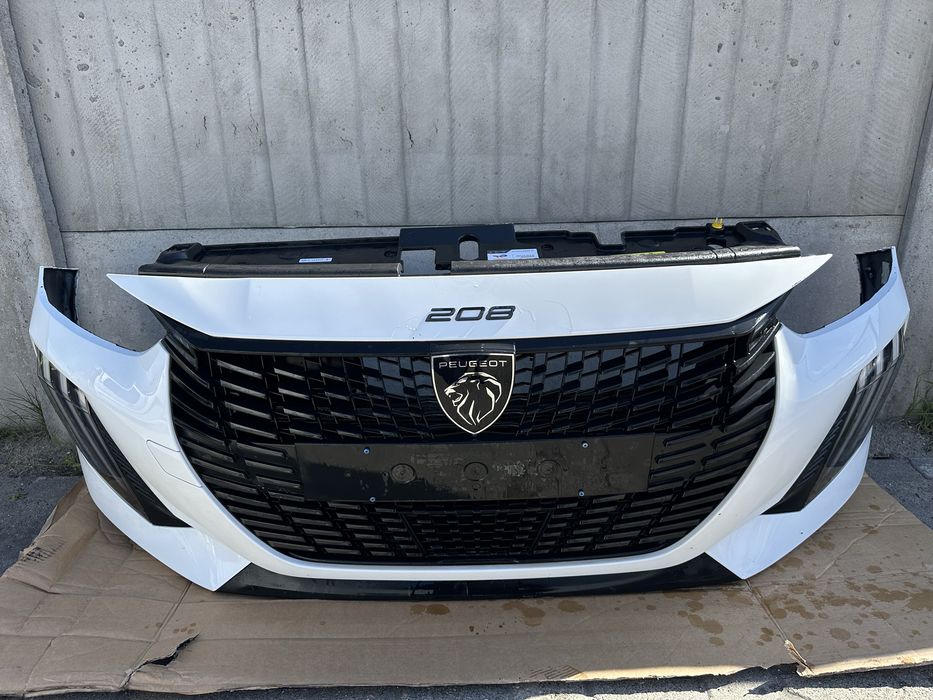 Peugeot 208 II lift 24r zderzak przod kompletny halogen wiazka plyta Konin • OLX.pl