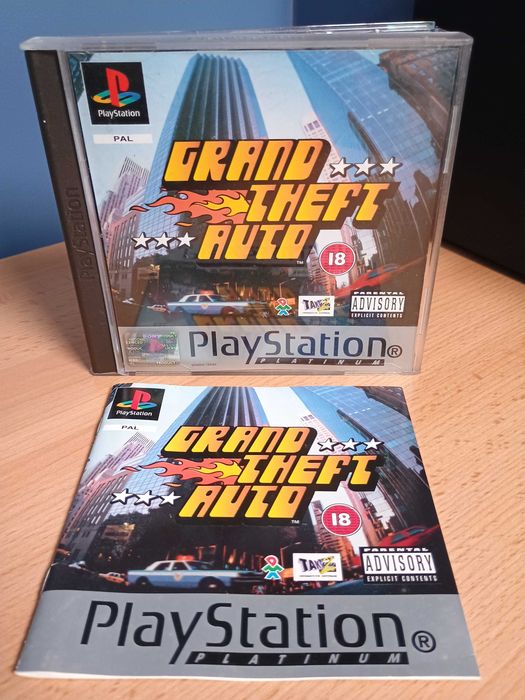 Grand Theft Auto PSX PS1 angielska z manualem (bez mapy) Sieborowice ...