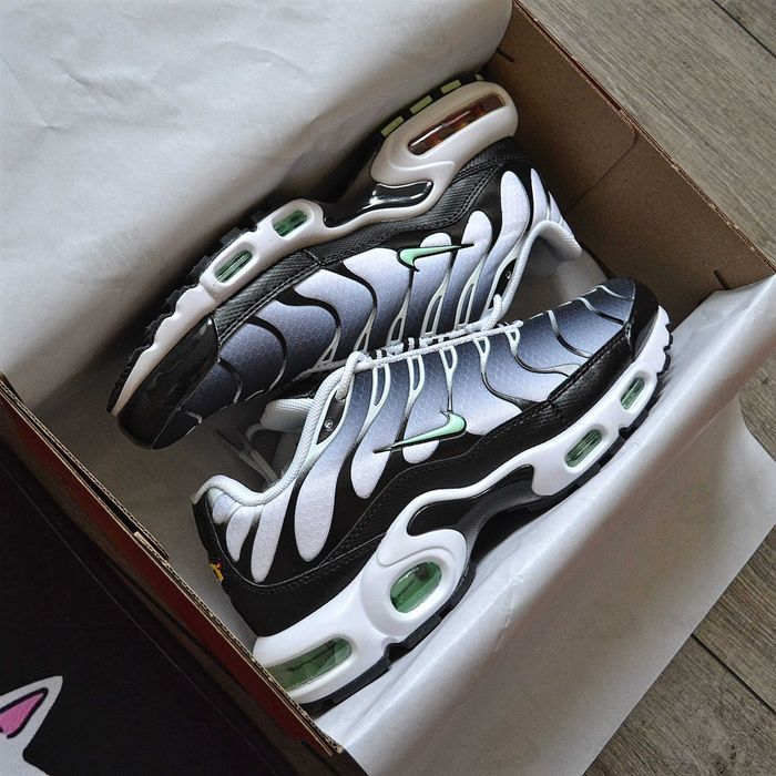 Мужские кроссовки Nike Air Max Plus Tn "White Black Mint Green Homme ...