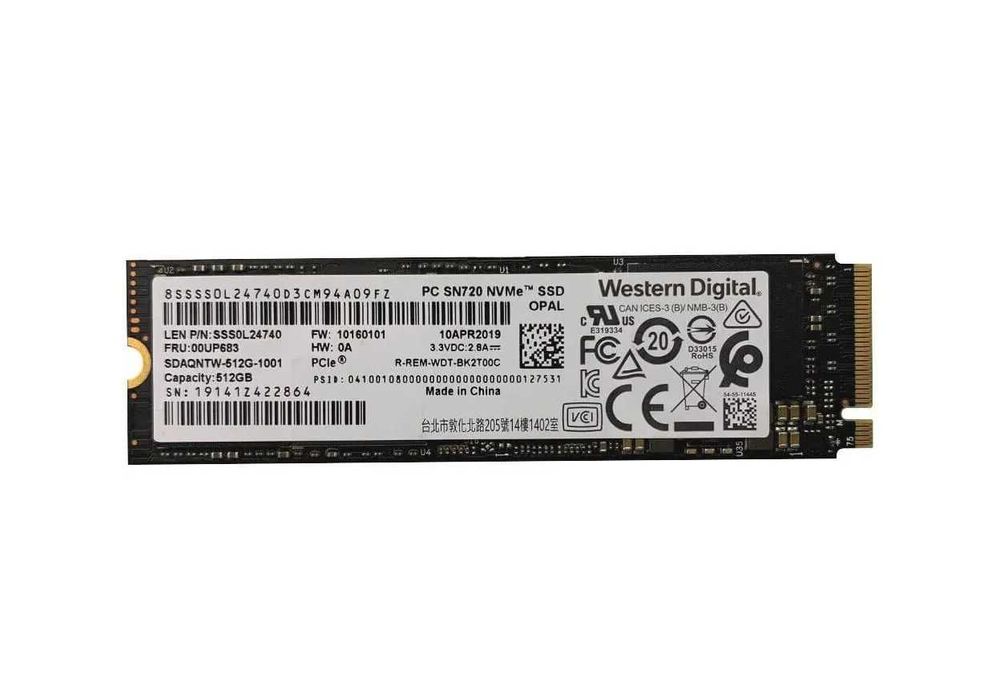 SSD WD M.2 NVMe 512Gb Western Digital SN720: 1 000 грн. - Комплектуючі ...