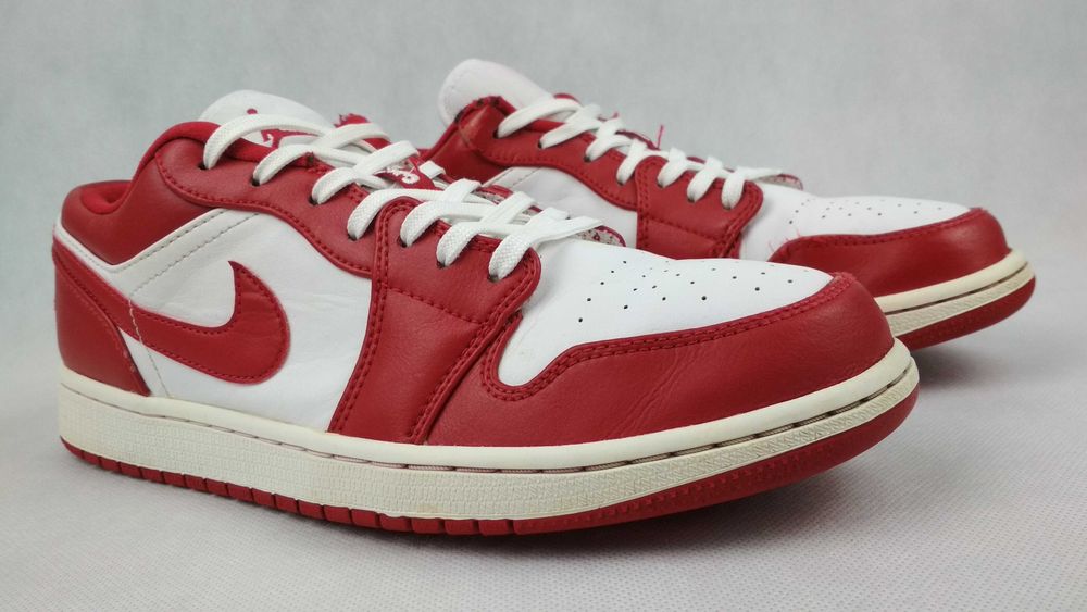 NIKE Air Jordan 1 Low "Gym Red" Sneakersy Buty Sportowe Roz. 43 Bielsk ...