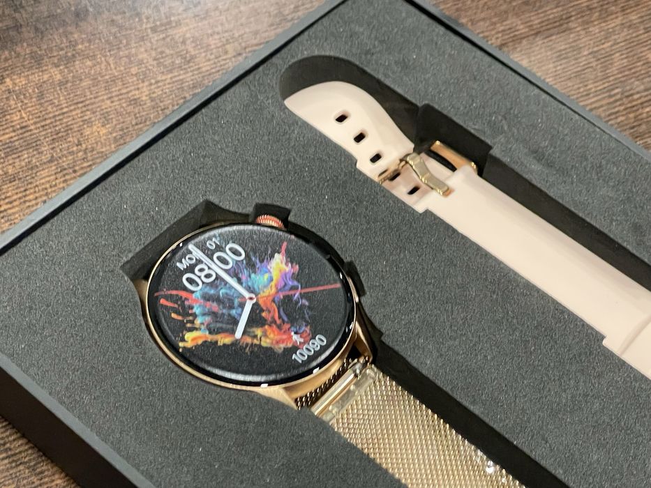 Smartwatch WG AirFlex Elegance Złoty Nowy dwa paski Ostrów Wielkopolski ...