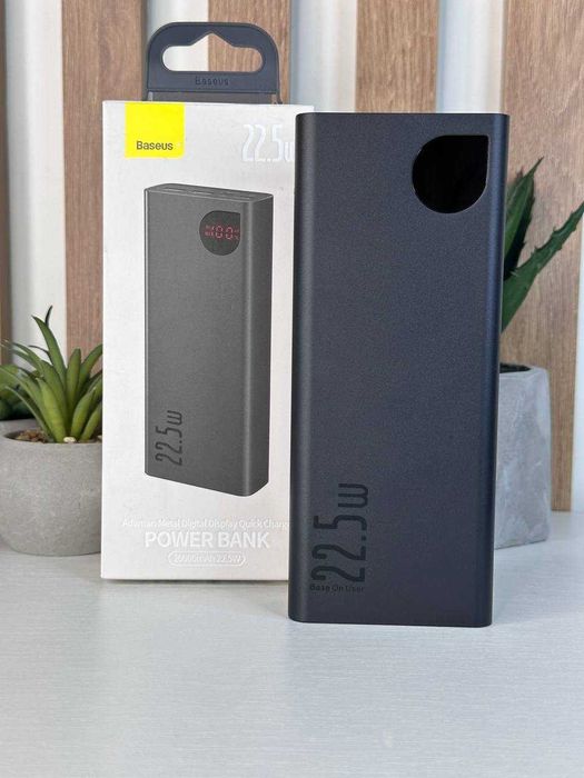 Power Bank Baseus Adaman Metal Quick Charge 22.5W 20000mAh Black: 1 399 грн. - PowerBank та ...
