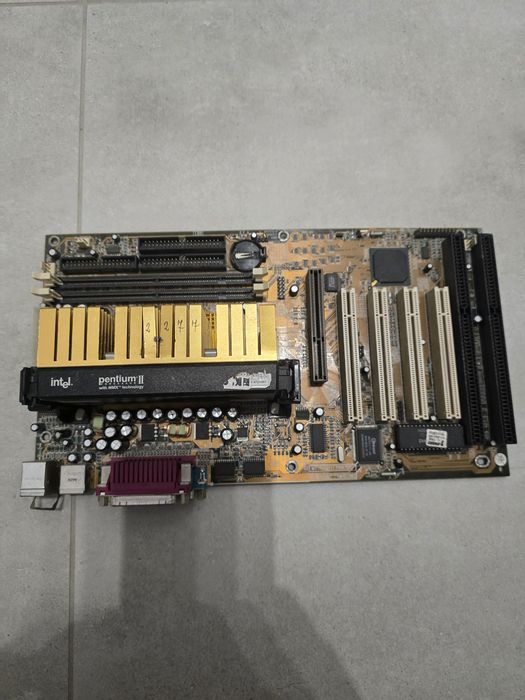 Płyta główna ATX + Intel Pentium II Slot 1 – Optimus – retro PC ...