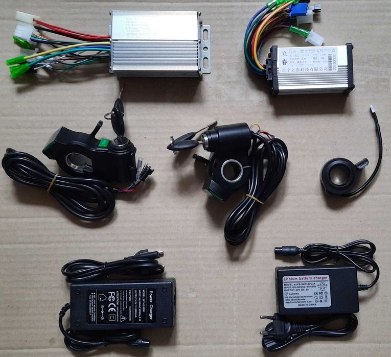 Контроллер вело,самокат 24/36 V 250 W. 36/48 V 350w. Ручка газа .: 150 ...