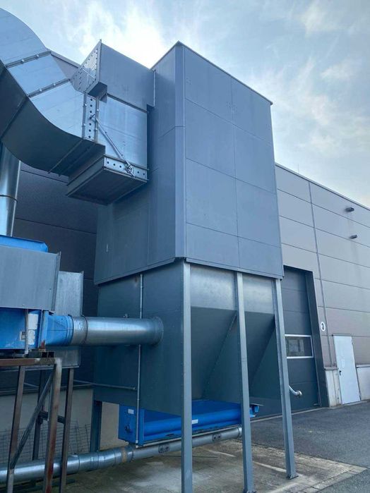 Odciąg trocin filtr Nestro 154m², 2008r,kontener,sterowanie, stan top ...