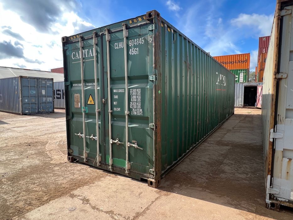 Kontener morski magazynowy 40 DV/HC 12 metrowy, używany Szczecinek • OLX.pl