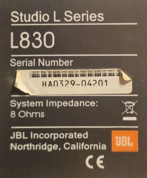 Kolumny podstawkowe JBL L830 Studio Ciechocinek • OLX.pl
