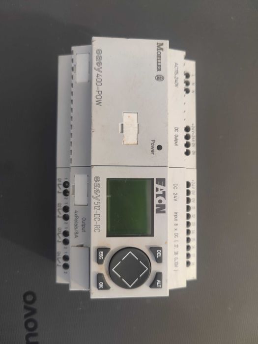 Sterownik PLC Eaton EASY 512 DC-RC Plus Zasilacz DIN EASY400-POW Błonie ...