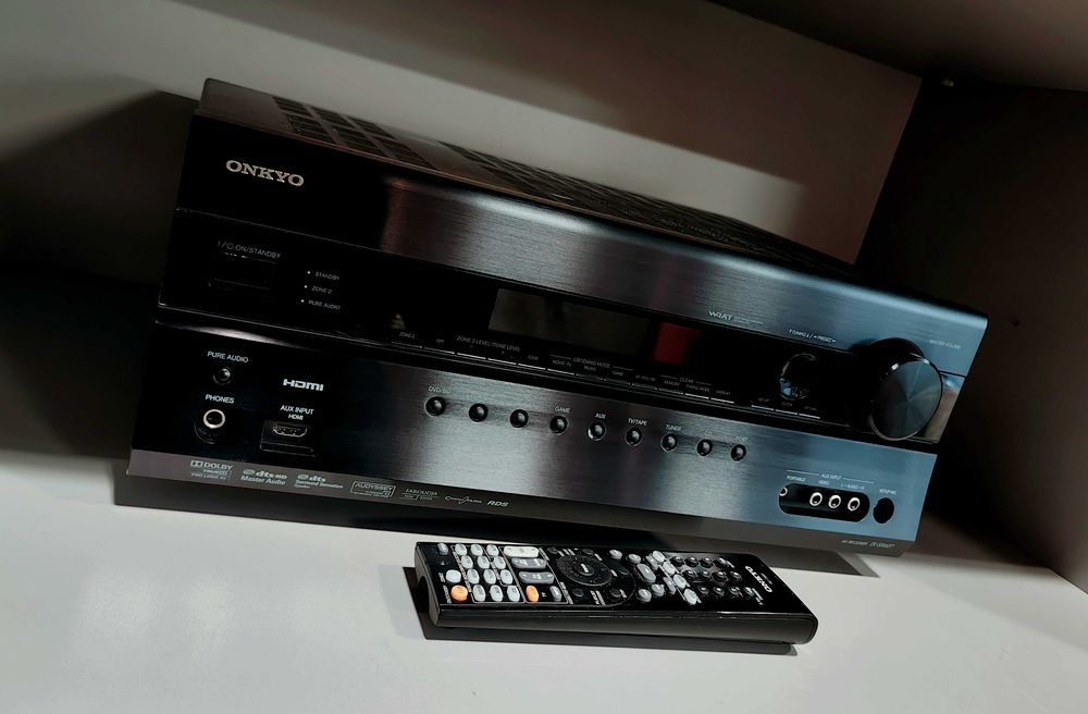 Amplituner AV Onkyo TX-SR607 7.1 140W Dolby Pro Logic DTS 6xHDMI Pilot Katowice Śródmieście • OLX.pl