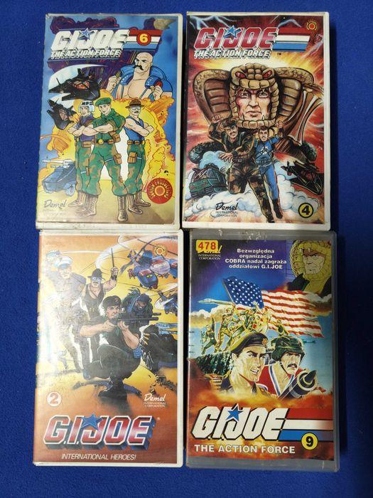 Kasety VHS Gi Joe GiJoe Wągrowiec • OLX.pl
