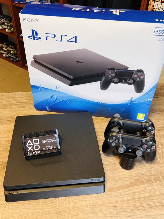 Магазин! Sony PlayStation 4 Slim.+130 ігор на аккаунті!: 6 500 грн. - Приставки Київ на Olx
