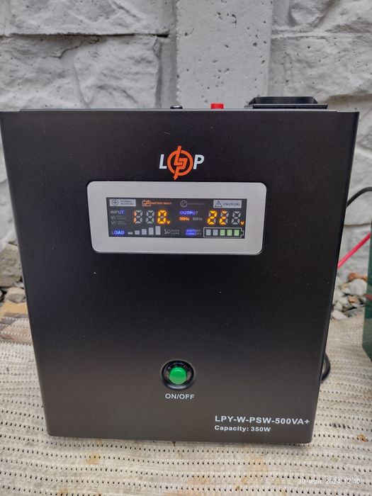 ДБЖ з правильною синусоїдою 12V LPY-W-PSW-500VA+(350Вт)5A/10A: 6 075 ...