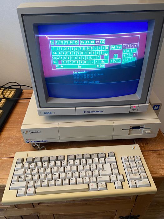 Amiga 1000, 2,5 mb ram,klawiatura,mysz,dyskietki Wrocław Fabryczna • OLX.pl