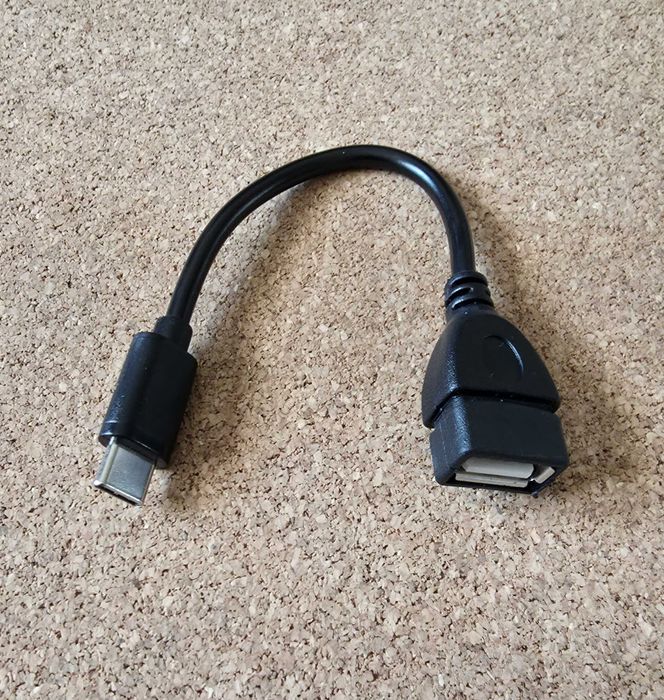 Przejściówka Adapter Kabel USB-C na USB-A dł. 15cm Nowy Legnica • OLX.pl