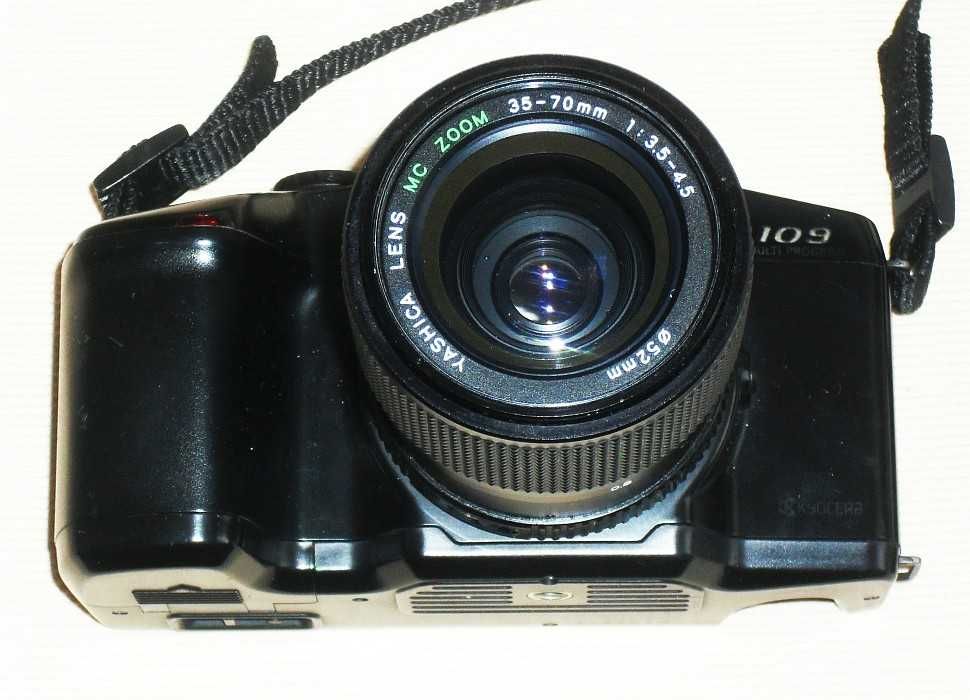 YASHICA 109 MP, lustrzanka, aparat analogowy obiektyw MC ZOOM 35-70 mm ... YASHICA 109 MP, lustrzanka, aparat analogowy obiektyw MC ZOOM 35-70 mm ...