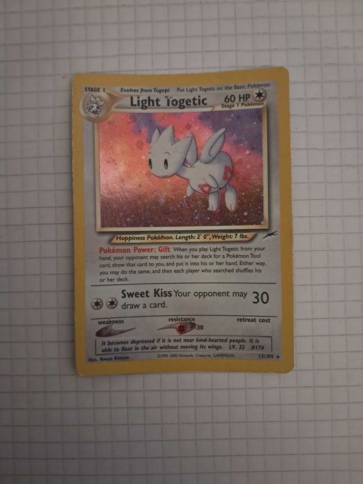 Carta Pokémon - Light Togetic Palmela • OLX.pt