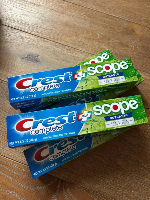 Зубна паста Crest + Scope Outlast Ultra Active Fresh, 178 г: 326 грн ...