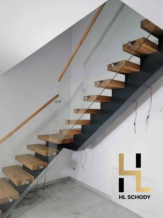 Schody drewniane, balustrady szklane, metalowe | NA WYMIAR | PRODUCENT Szczecin Pogodno • OLX.pl