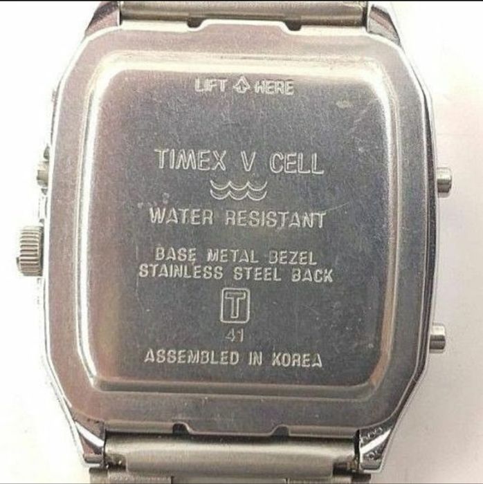Vintage Timex V Cell Relógio Digital/Analógico Chronograph Alarm Pulse ...