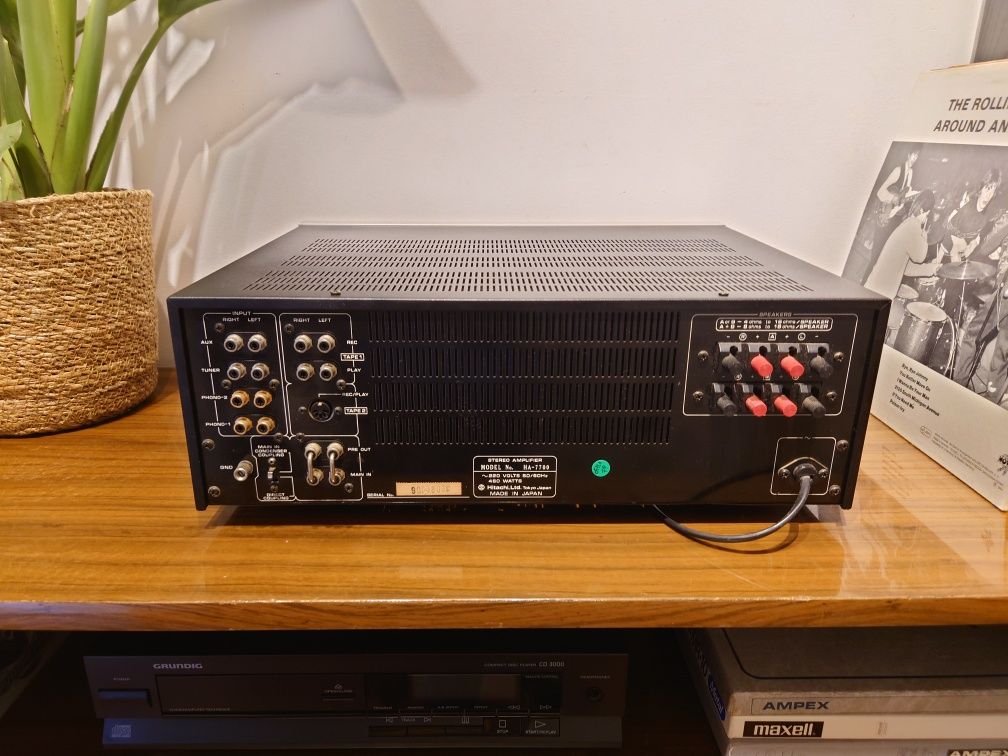 Hitachi HA7700 wzmacniacz, najwyższy model, dual mono, vintage 79r ...