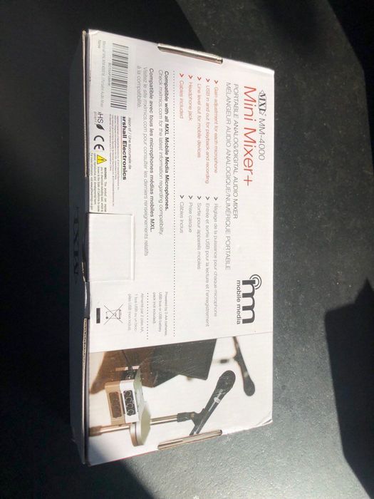 MXL MM-4000 Mini Mixer+ Portable Analog/Digital Audio Mixer Warszawa Wilanów • OLX.pl