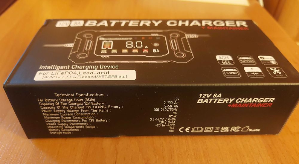 Ładowarka LiFePO4, AGM, żel 12V 8A. Mazańcowice • OLX.pl
