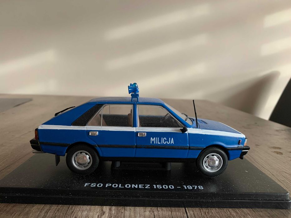 Polonez Milicja Hachette Konwersja kultowe auta prl model 1:24 Płock ...