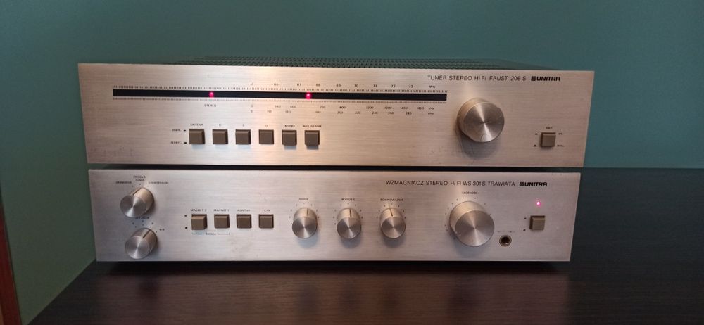Wzmacniacz WS 301 S Trawiata + tuner Faust 206 S UNITRA Ruda Śląska ...
