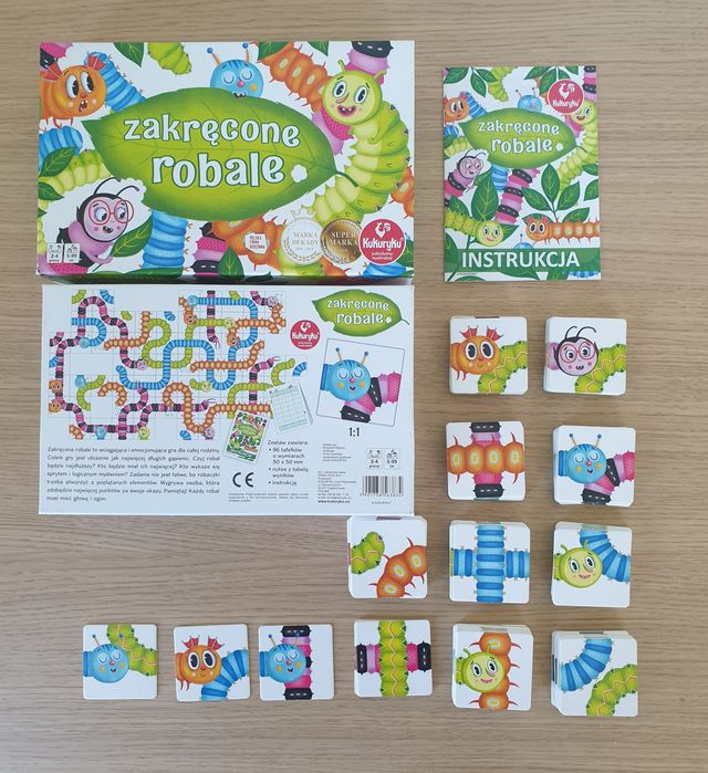 Zestaw gier planszowych KUKURYKU Detektywi + Zakręcone robale Gorzów ...