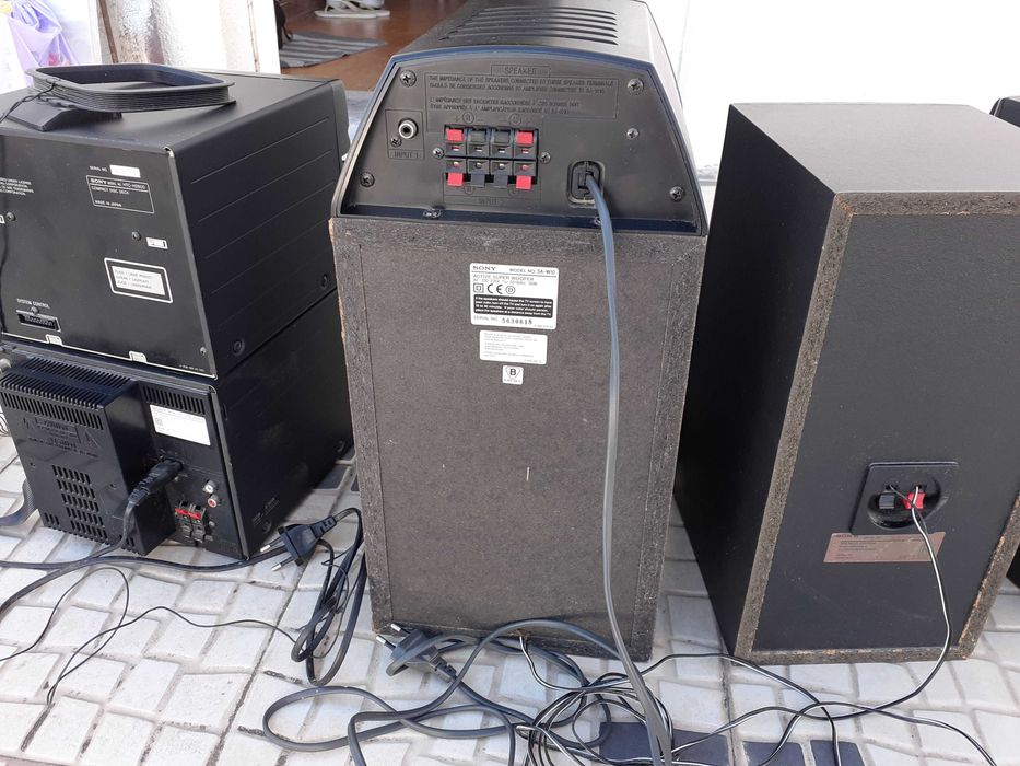Subwoofer Sony SA-W10 e Colunas Quinta do Conde • OLX.pt