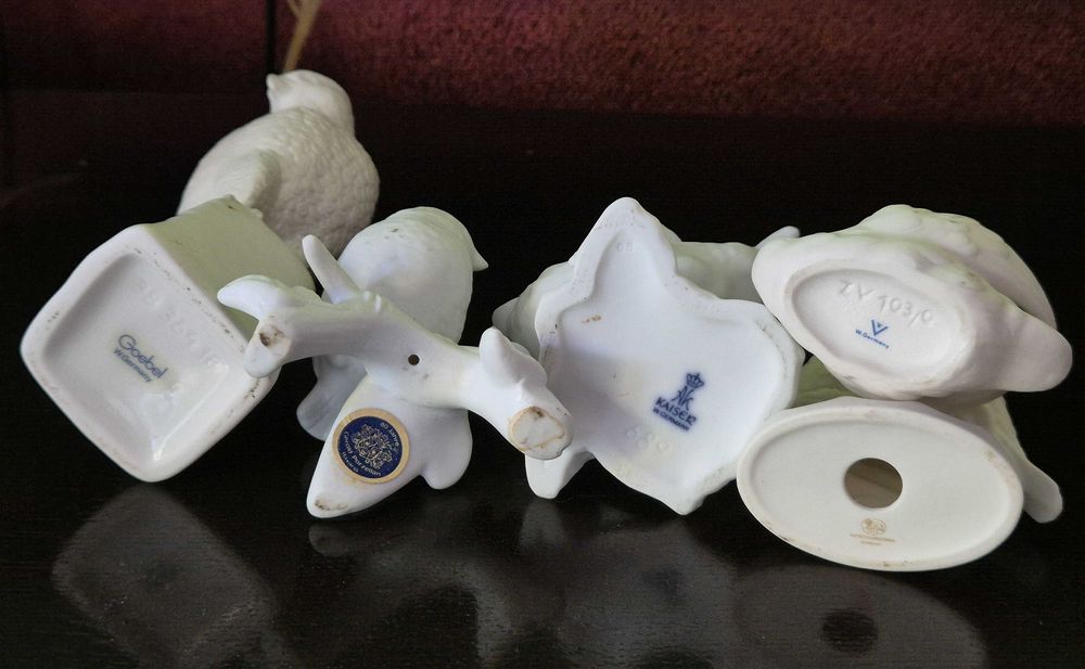 Figurka porcelana biskwit biała Kaiser Goebel Germany Oborniki • OLX.pl