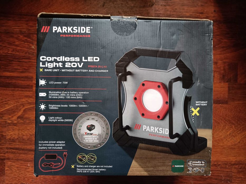 Lampa naświetlacz akumulatorowy reflektor LED Parkside Performance ...