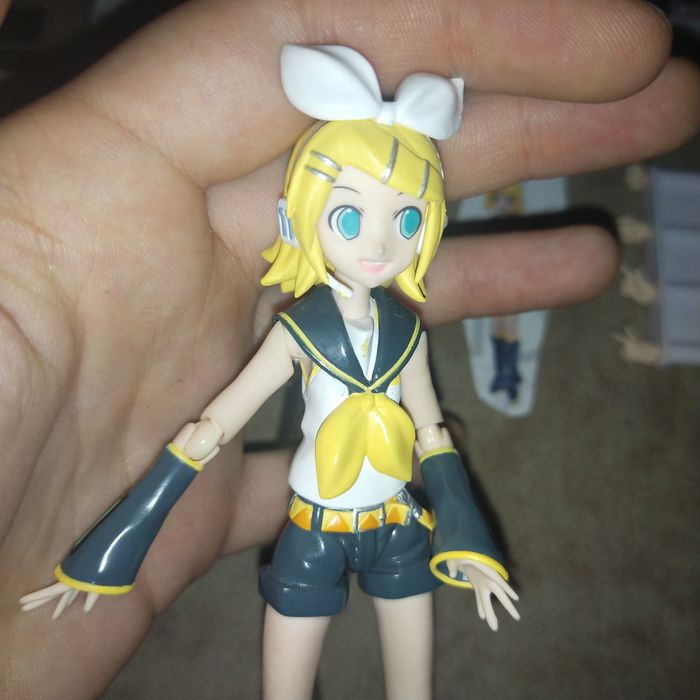 Аниме фигурка Max Factory Vocaloid Kagamine Rin Figma 019 вокалоид Рин ...
