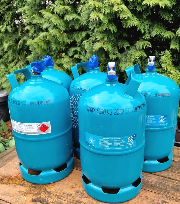 Pełna Butla Gazowa 5 kg Propan Grill Kuchenka Kamper Przyczepa Wałbrzych • OLX.pl